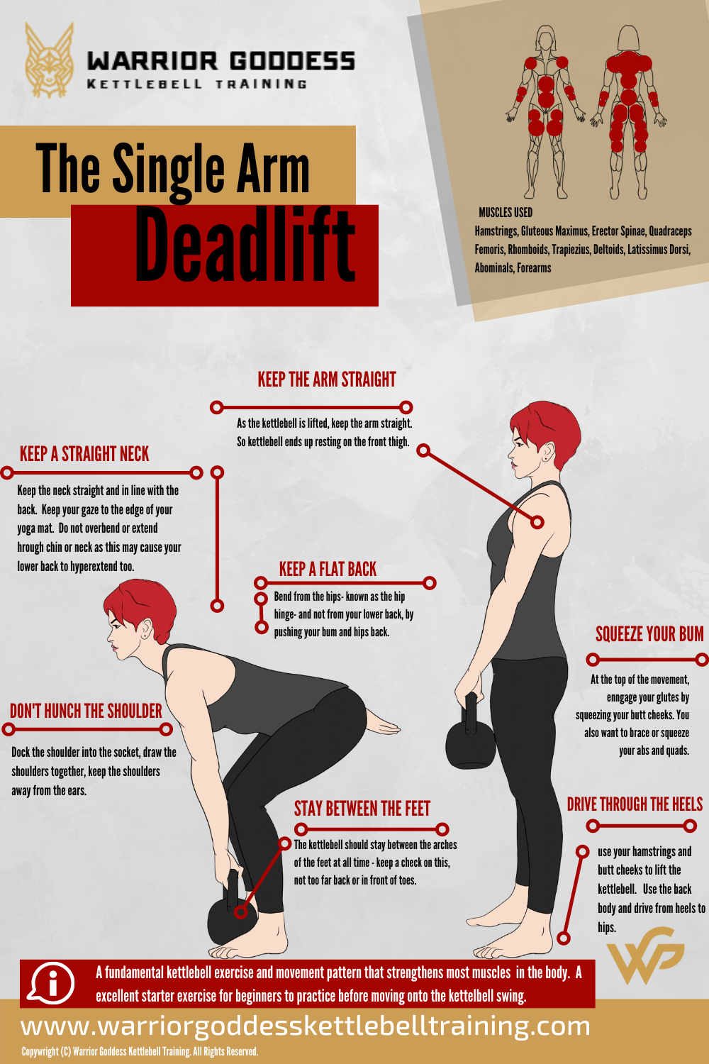 Kettlebell Deadlift The Warrior Goddess Saga